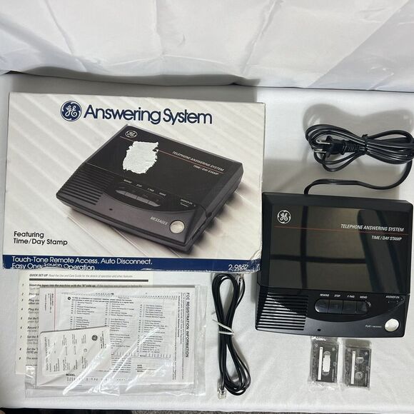 Networking | Vintage Ge General Electric Answering Machine System 29862 ...